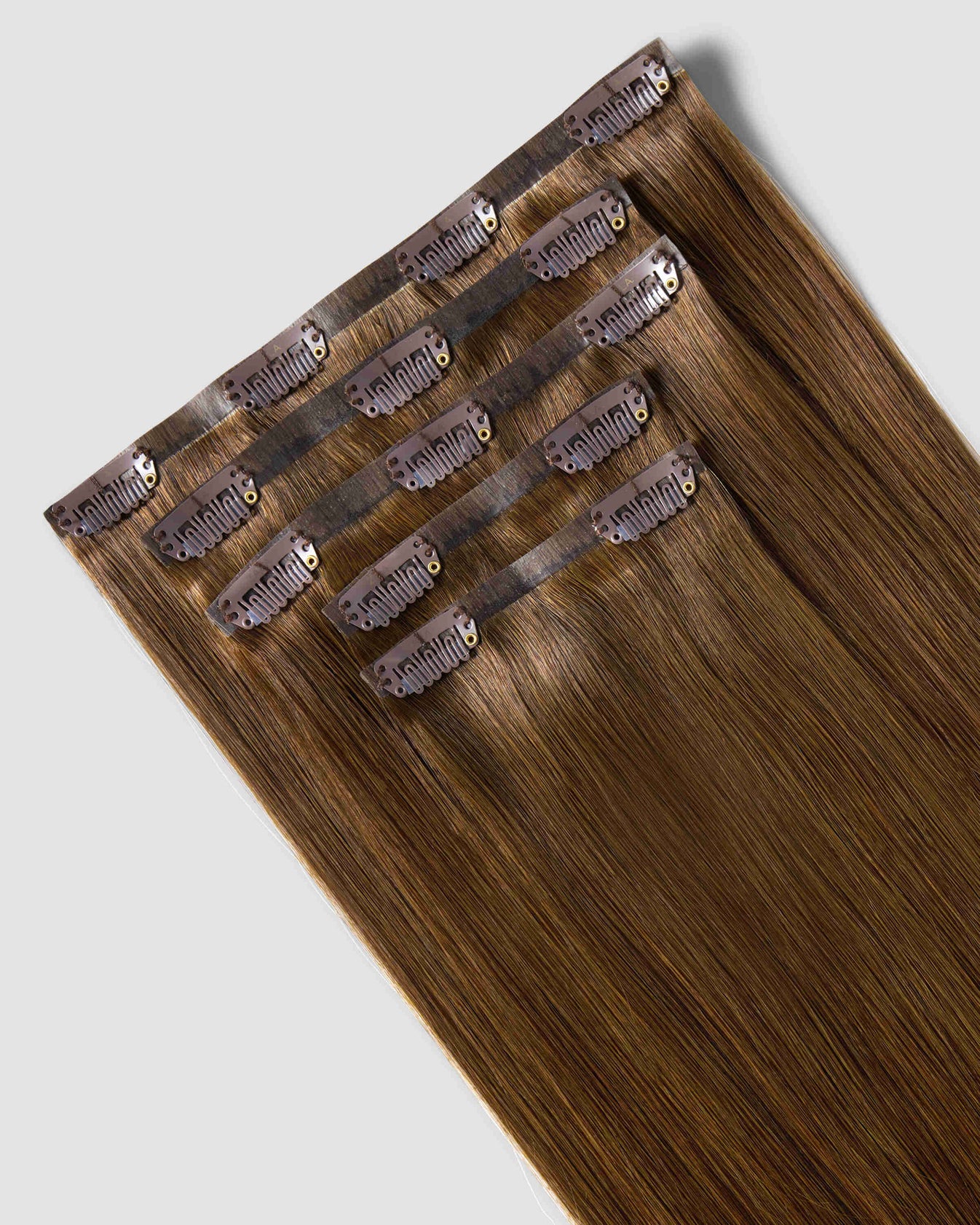 16" Seamless Clip-In Hair Extensions Snickers 5 Piece – Zala Hair